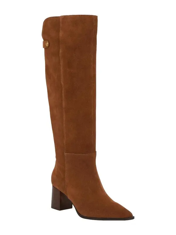 Vince Camuto Lilibet Knee High Boots - Burnt Sugar Verona