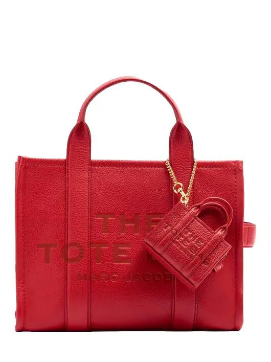 Marc Jacobs Nano Tote Bag Charm - True Red