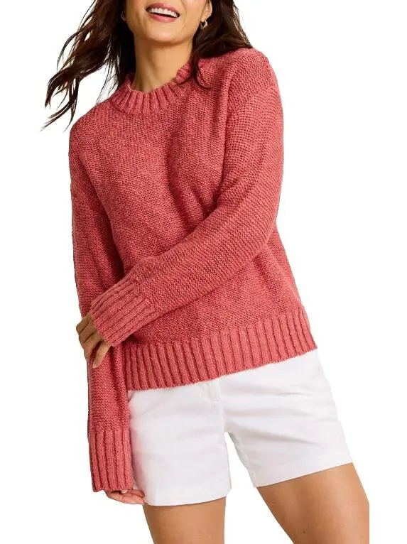 Tommy Bahama Bayshore Cotton Sweater - Wild Geranium