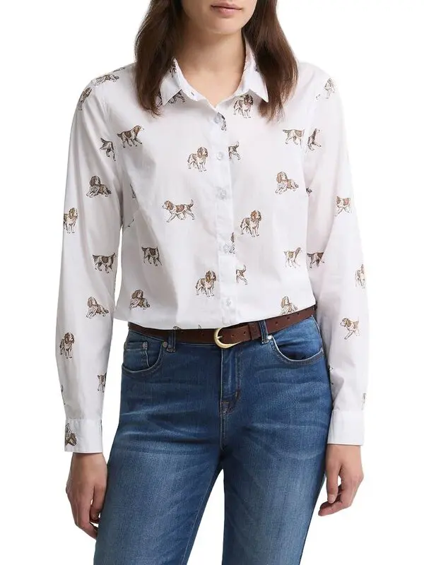 Barbour Brambles Cotton Button-up Shirt - Multi Bird
