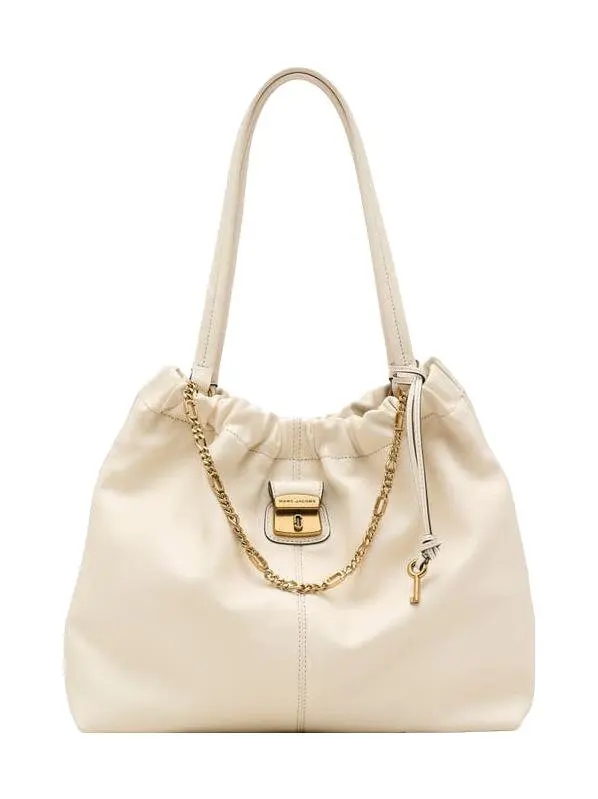 Marc Jacobs Cristina Leather Tote - Ivory