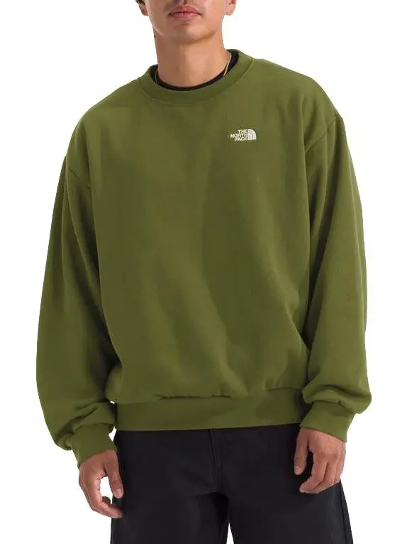 The North Face Oversized Simple Dome Crewneck Sweatshirt - Woodland Green