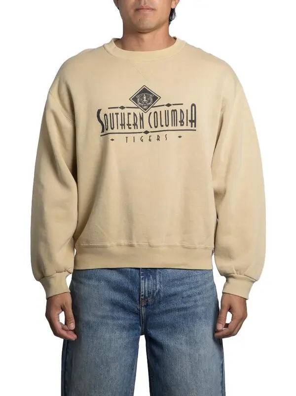 ELWOOD Vintage South Columbia Tigers Sweatshirt - Beige