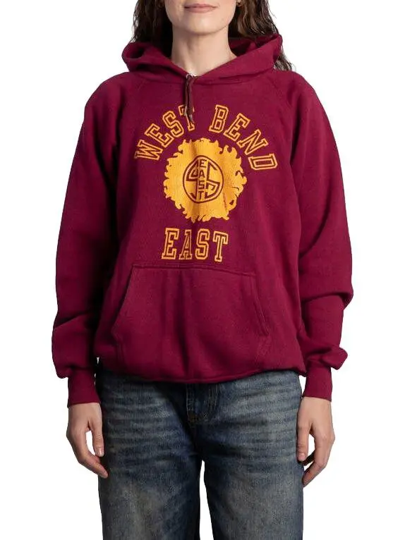 ELWOOD Vintage West Bend Hoodie - Burgundy
