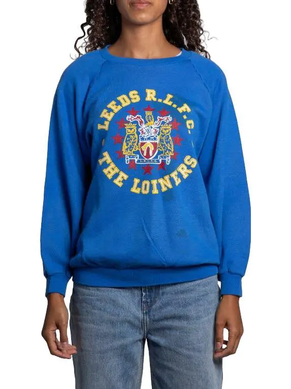 ELWOOD Vintage Leeds Rlfc Sweatshirt - Blue