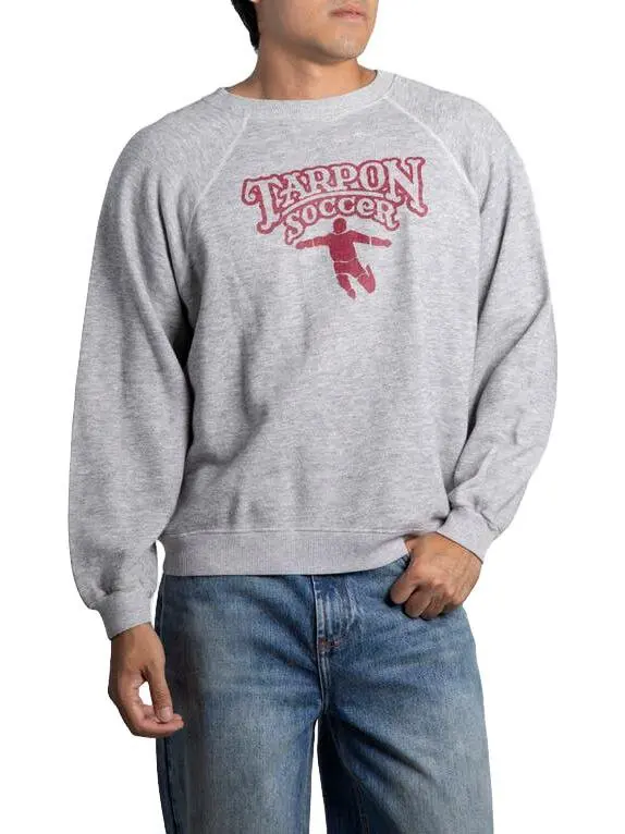 ELWOOD Vintage Tarpon Soccer Sweatshirt - Grey