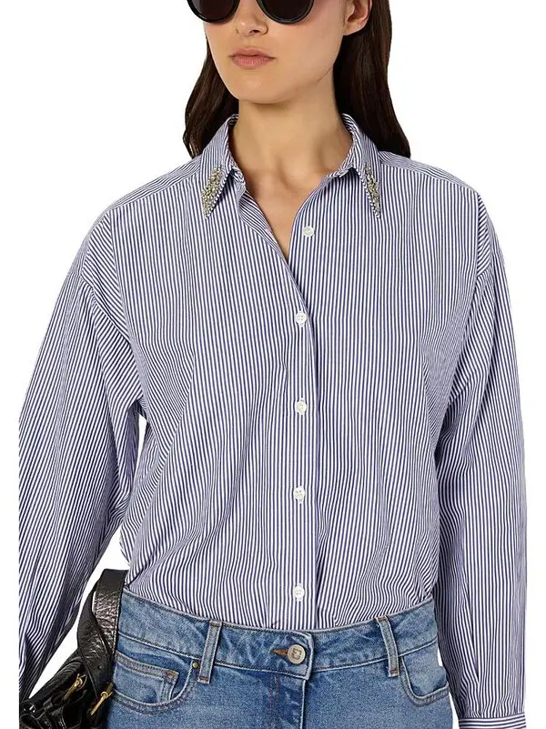 Gerard Darel Ana Button-front Shirt - Blue