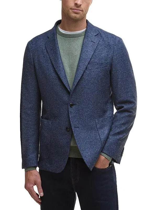Barbour Armstrong Slim Fit Blazer - Navy