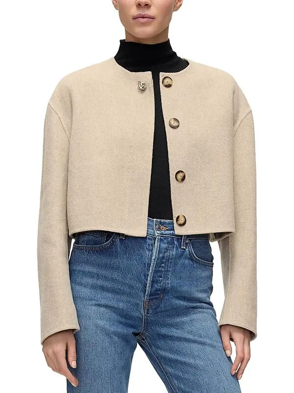 Veronica Beard Philips Jacket - Oatmeal Melange