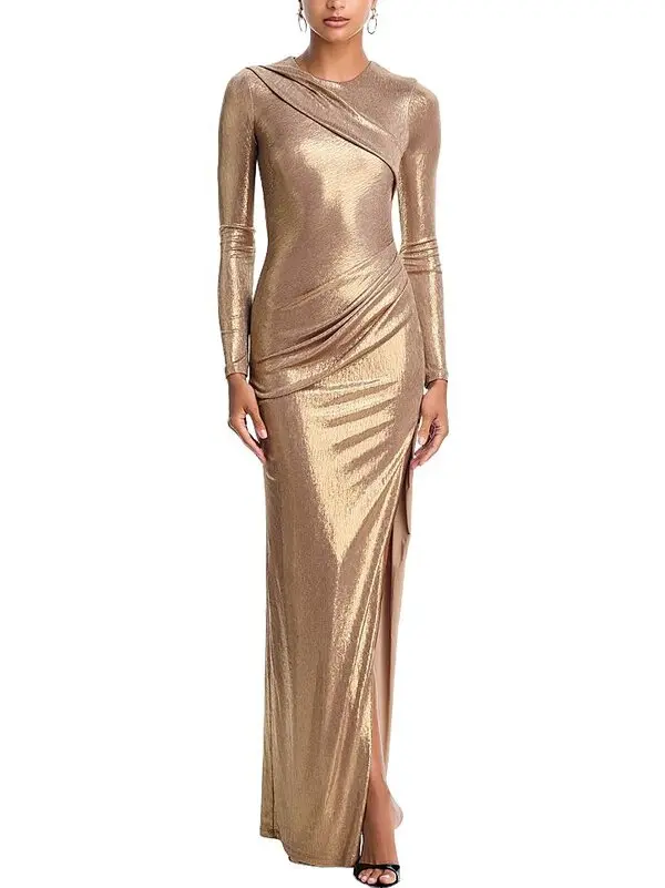 Black Halo Marika Maxi Dress - Liquid Gold