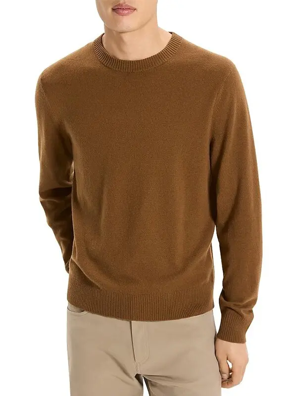 Theory Hilles Cashmere Sweater - Cafe