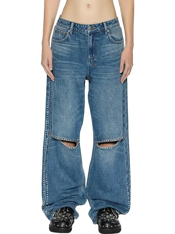 Ksubi High-rise Wide-leg Jeans - Denim