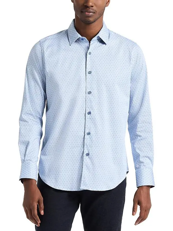 Robert Graham Clayton Button Down Shirt - Blue