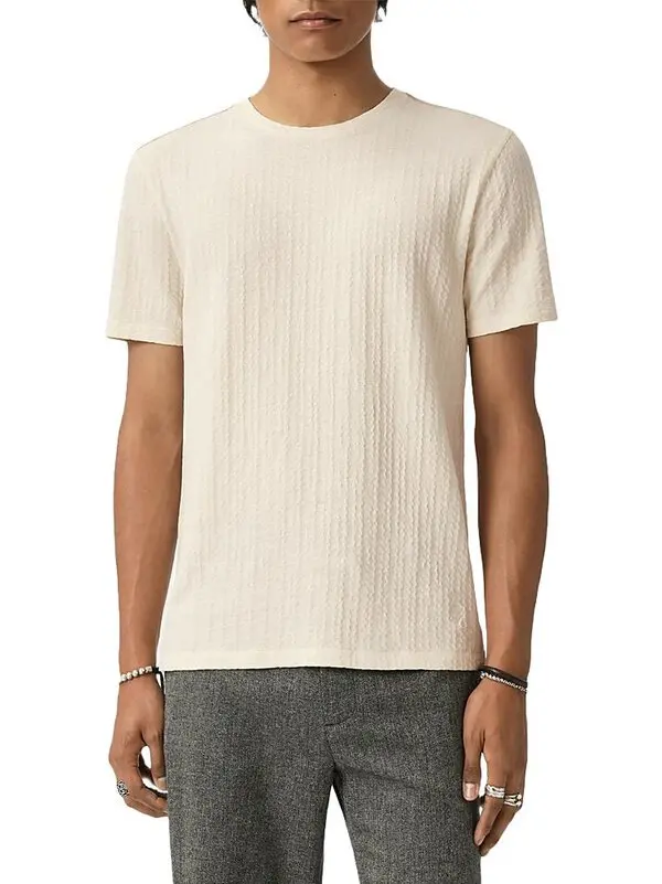 John Varvatos Brasse Short Sleeve Tee - Ivory