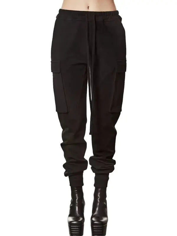 THOM KROM Cargo-pocket Drawstring Trousers - Black
