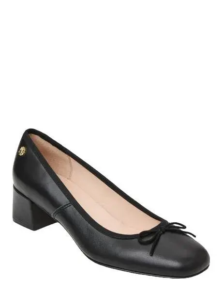 Jack Rogers Square Toe Block Heel Pumps - Black