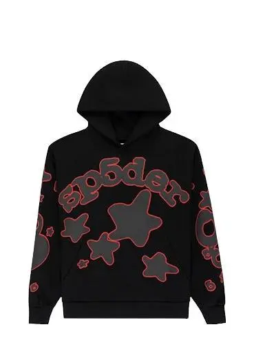SP5DER Beluga Outline Hoodie - Black