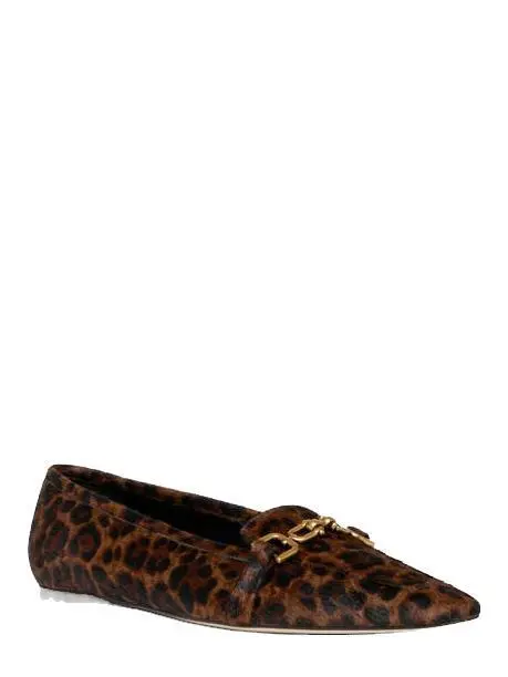 Paige Wade Snip Toe Loafer - Leopard