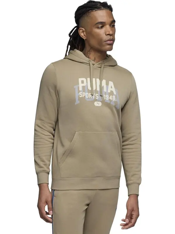 PUMA House Of Graphics Fleece Hoodie - Beige
