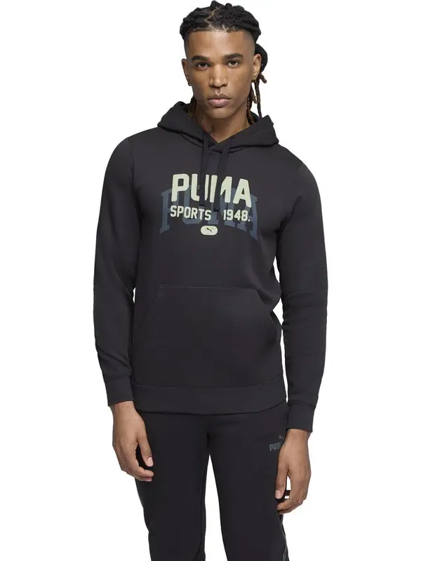PUMA House Of Graphics Fleece Hoodie - Black