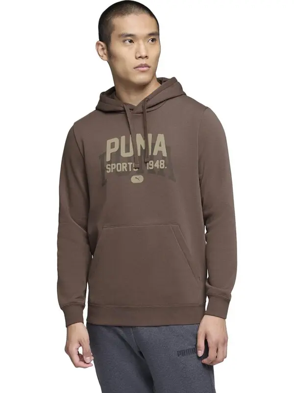 PUMA House Of Graphics Fleece Hoodie - Brown