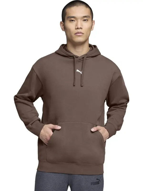 PUMA Essentials Relaxed Fleece Hoodie - Brown