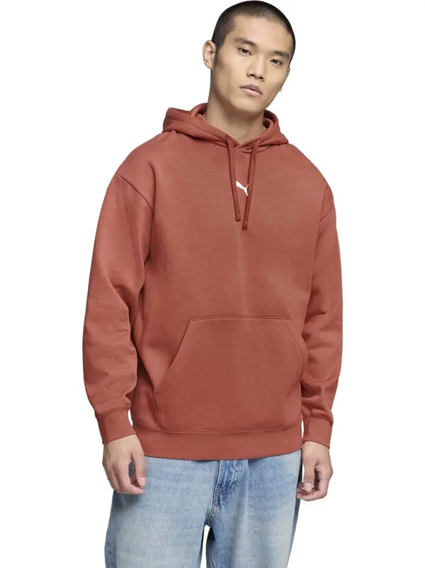 PUMA Essentials Relaxed Fleece Hoodie - Red