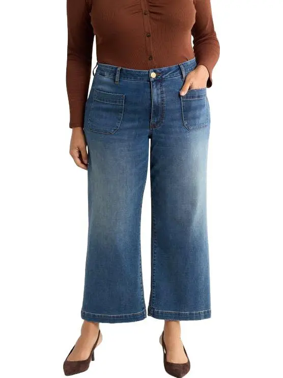 Kut From The Kloth High-waist Wide-leg Ankle Jeans - Loyalty