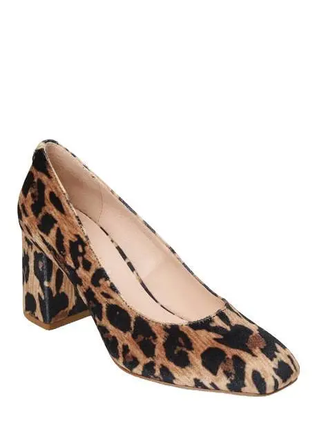 Jack Rogers Lenora Block Heel Pump - Leopard Multi