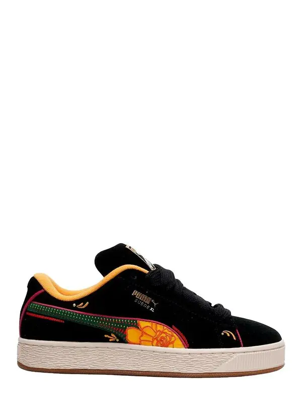 PUMA Suede Xl La Catrina Sneakers - Puma Black/yellow Sizzle/pinktastic