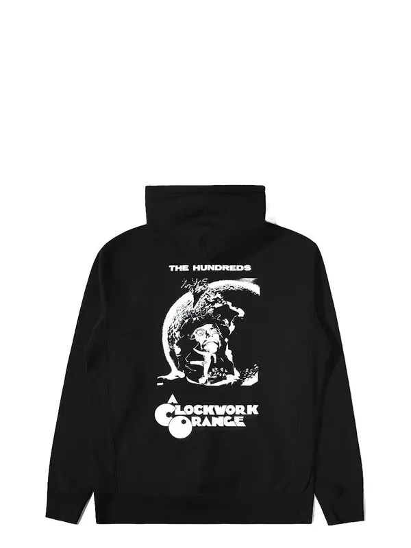 THE HUNDREDS X A Clockwork Orange Clock Pullover Hoodie - Black