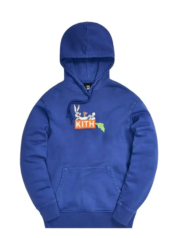 Kith X Looney Tunes Carrot Hoodie - Blue