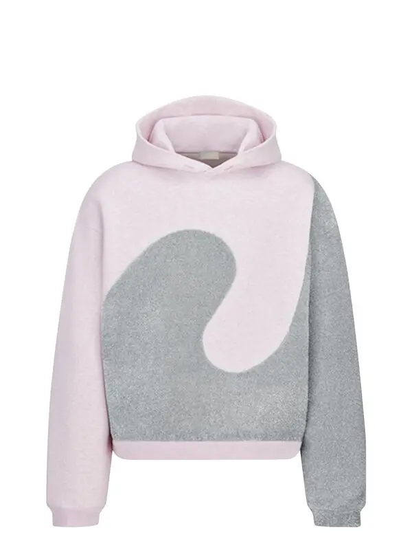 Dior X Erl Relaxed Fit Hooded Sweatshirt - Pink