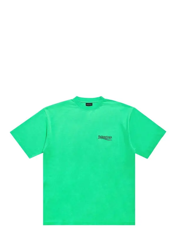 Balenciaga Political Campaign T-shirt - Green
