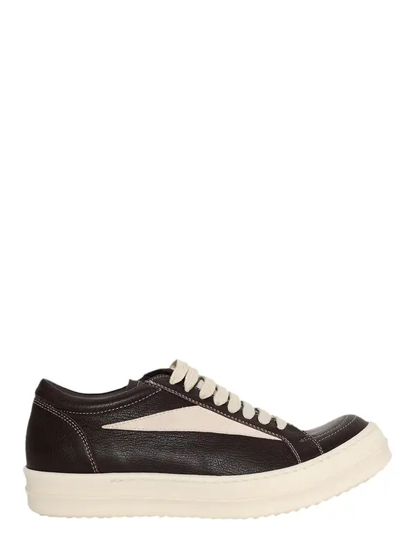 Rick Owens Hollywood Vintage Low Sneakers - Brown