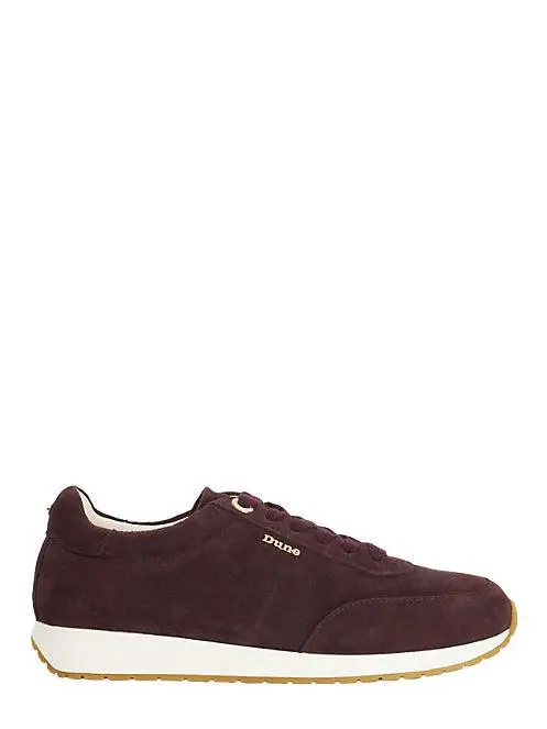 DUNE Ettah Suede Trainers - Purple Suede