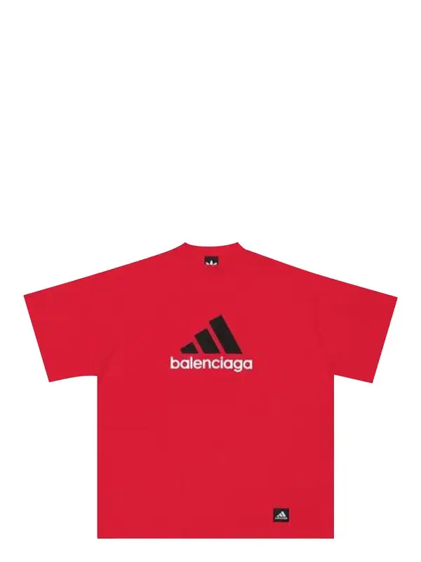 Balenciaga X Adidas Oversized T-shirt - Red