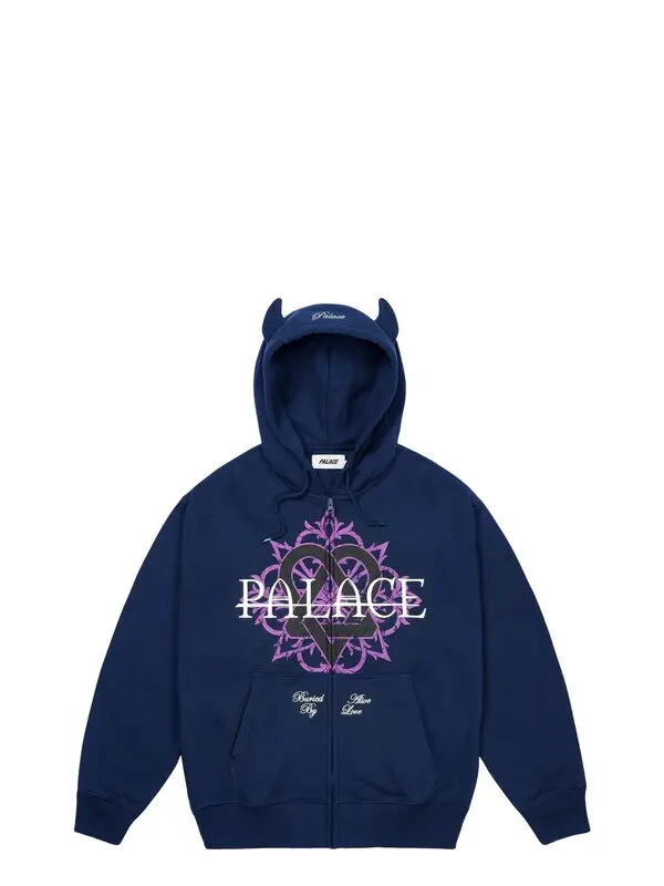 PALACE Tri-gram Hood - Blue