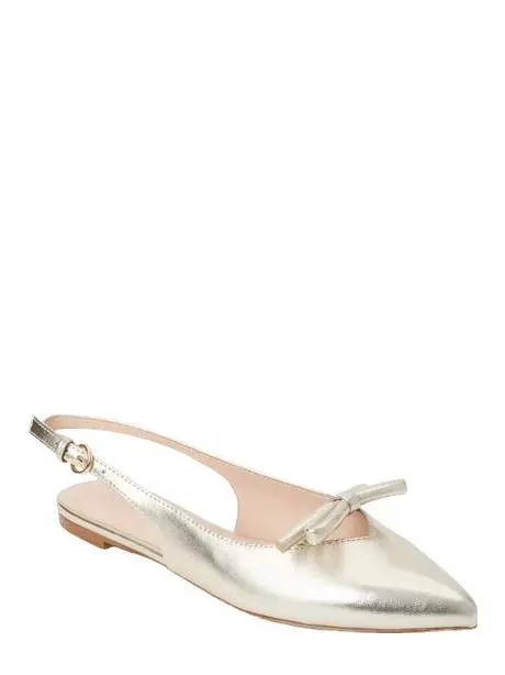 Jack Rogers Lennox Slingback Pointed Toe Flat - Jacks Platinum