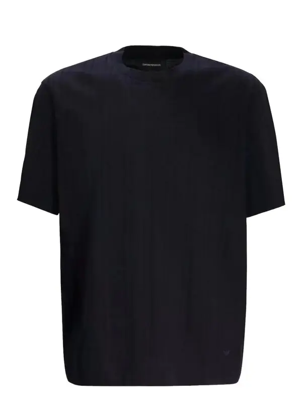 Emporio Armani Crew-neck Cotton T-shirt - Black