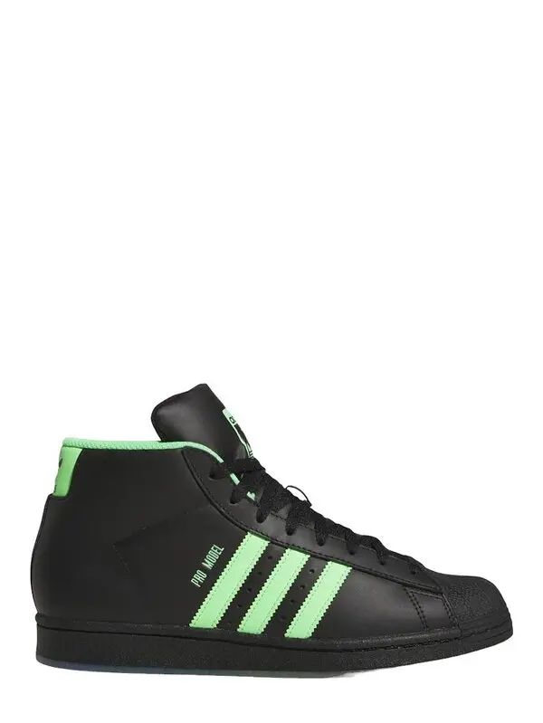 Adidas Pro Model Sneakers - Core Black/lime Burst/pure Teal