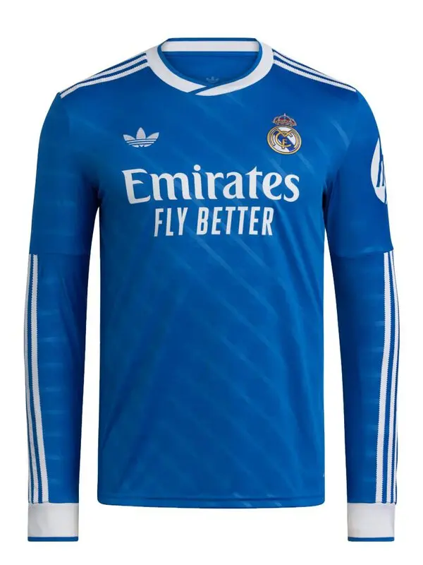 Adidas Real Madrid 25/26 Third Jersey Long Sleeve - Blue Bird / Soccr-rms-s2r