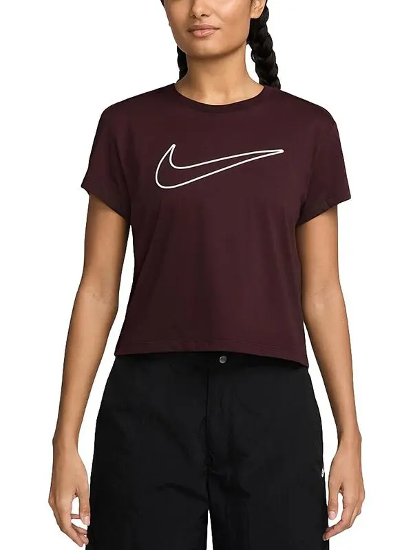 Nike Club Short Sleeve Tee - Burgundy