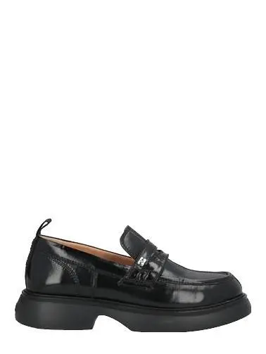 GANNI Chunky Loafers - Black