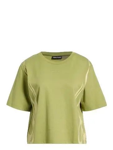 VISION OF SUPER Printed Cotton T-shirt - Green