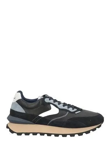VOILE BLANCHE Midnight Leather Sneakers - Blue
