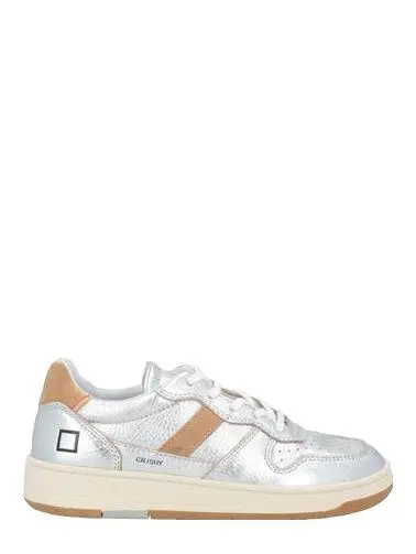 D.a.t.e. Leather Low-top Sneakers - Silver
