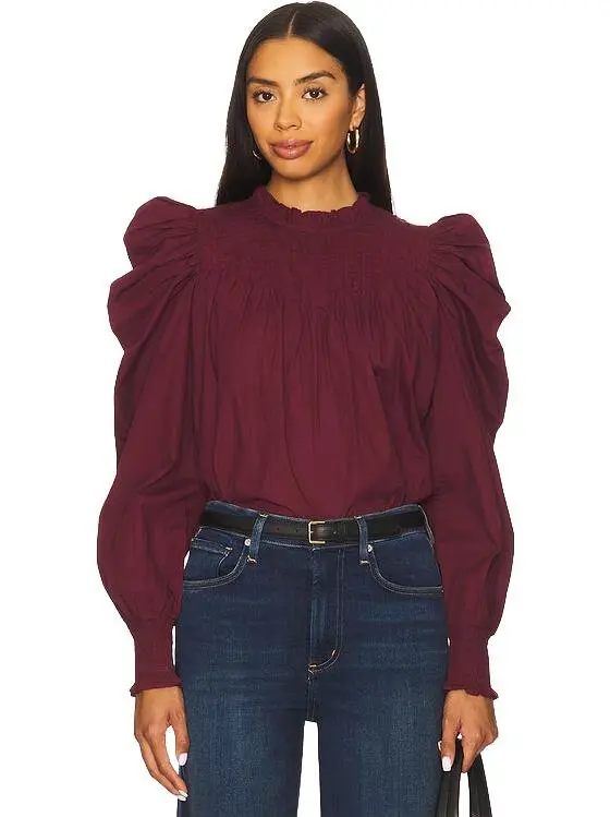 CLEOBELLA Irina Blouse - Zinfandel