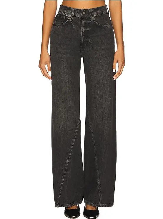 ANINE BING Brie Wide Leg Jeans - Arctic Night