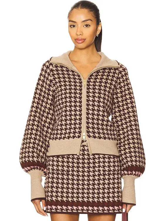 Cara Cara Lyss Jacket - Houndstooth Multi Taupe